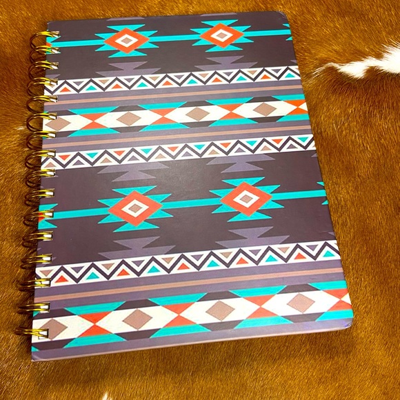 Office | Native American Indian Tribal Design Pattern Spiral Notebook ...